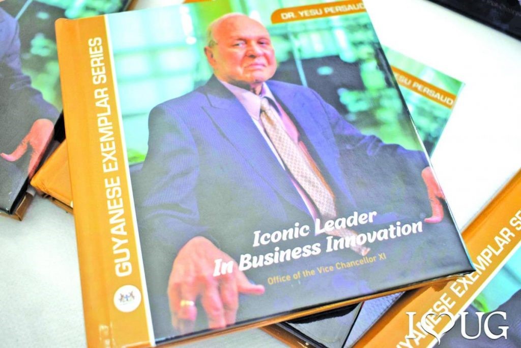 GEORGETOWN: UG launches book in honour of Dr Yesu Persaud | Indians ...